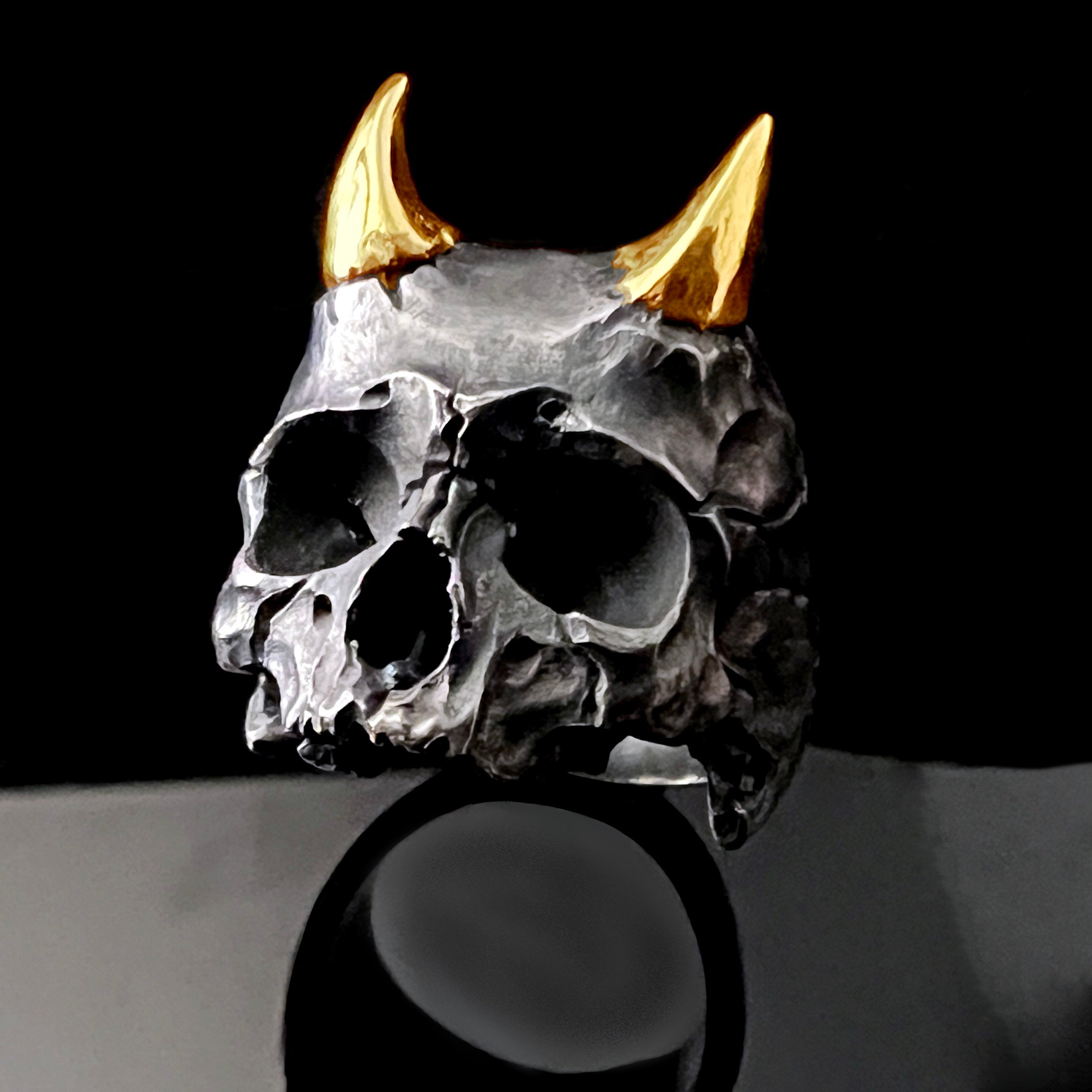 925 Azazel Demon Ring - Ossua Et Acroamata
